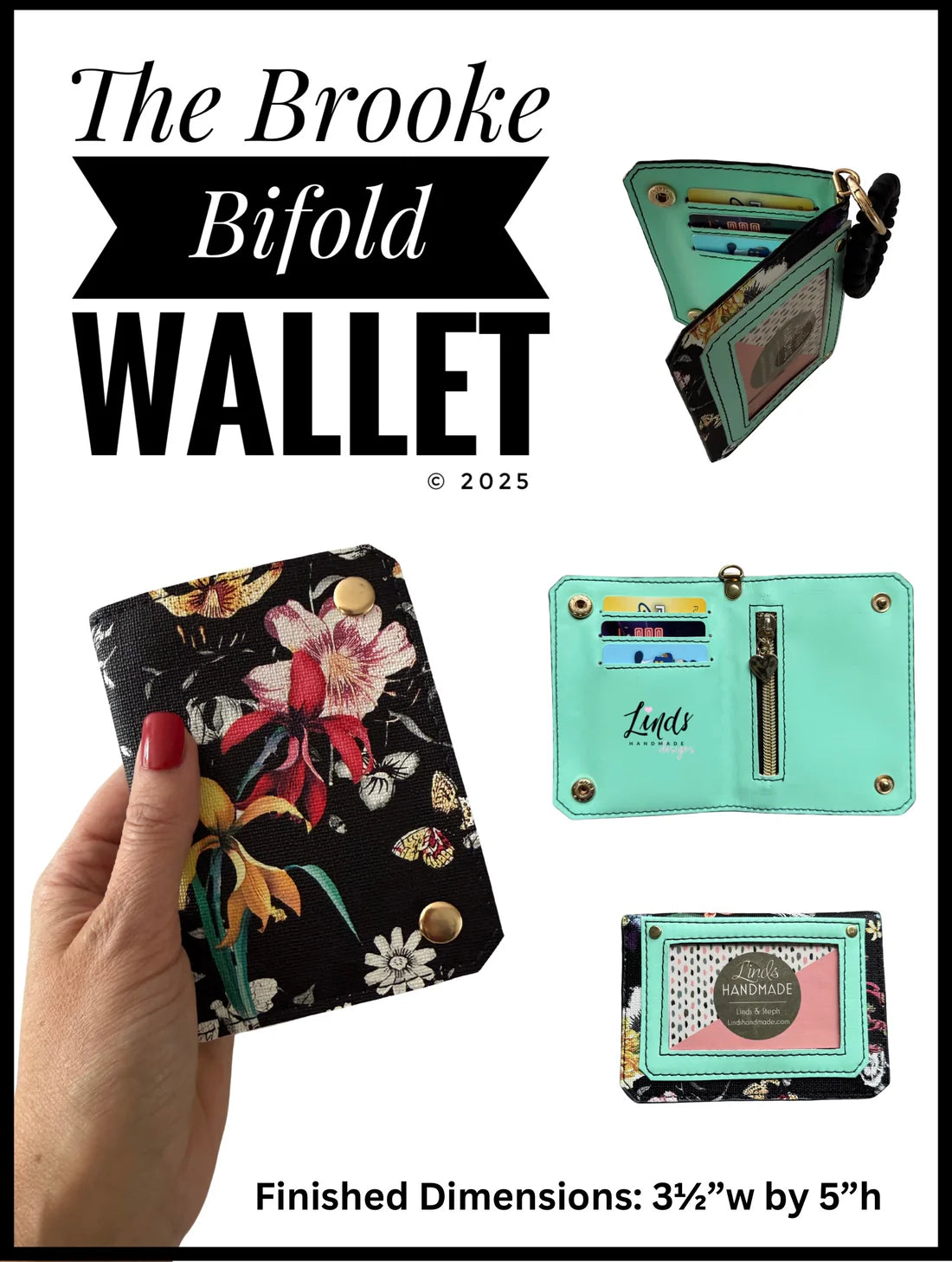Brooke Bifold Wallet Acrylic Templates – That Template Shop