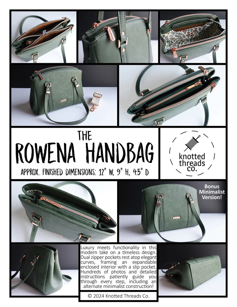 Rowena Handbag Acrylic Templates – That Template Shop