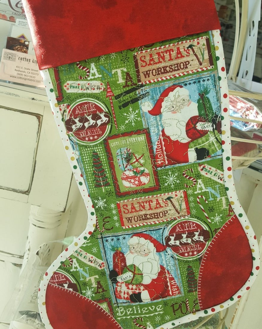 Holiday Stocking Acrylic Template – That Template Shop